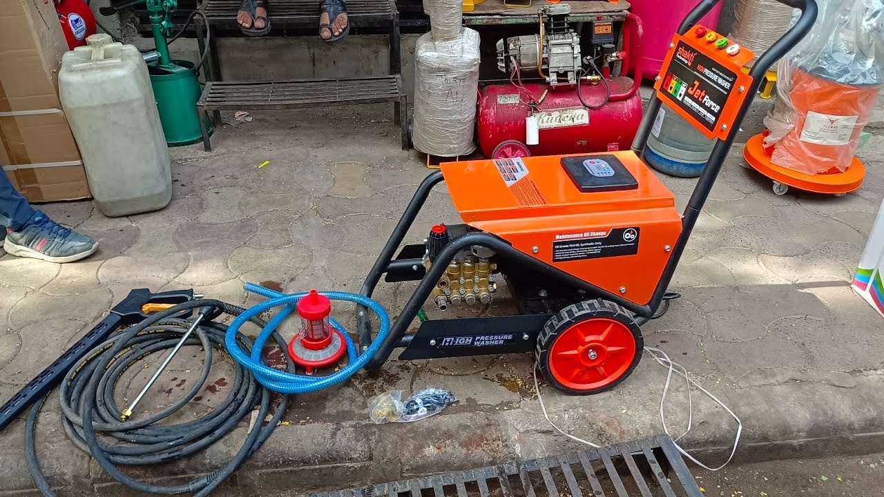 SHAKTI 4 HP JET FORCE WASHER 🔥🤯 DHAMKEDAR DEMO 🔥 CONTACT FOR ORDER: +91 ...