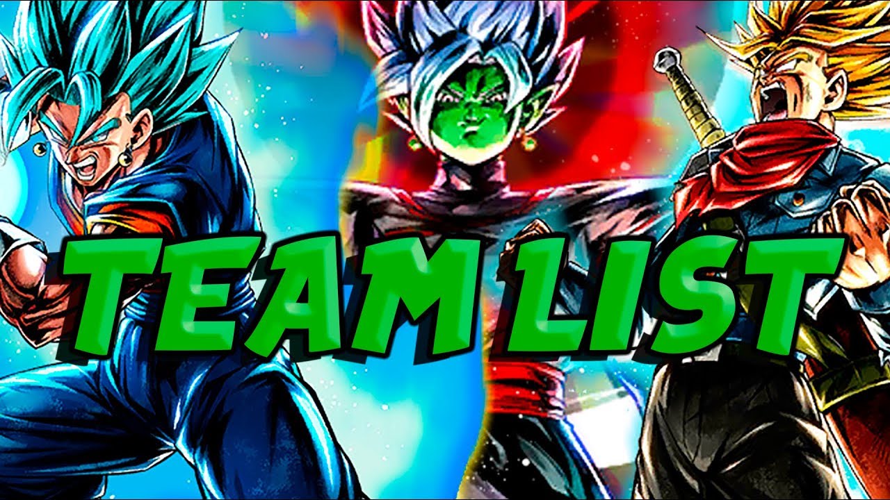 IL FUTURE E' BEST TEAM? TEAM LIST POST ANNIVERSARY!! - DRAGON BALL ...
