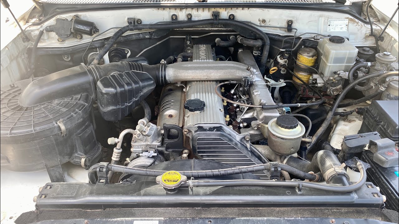 Land Cruiser 105 Series HZJ105L 2006 (engine) - YouTube