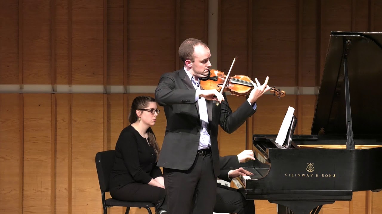 Benjamin Baker, violinist | Britten: Suite, Op. 6: March - YouTube