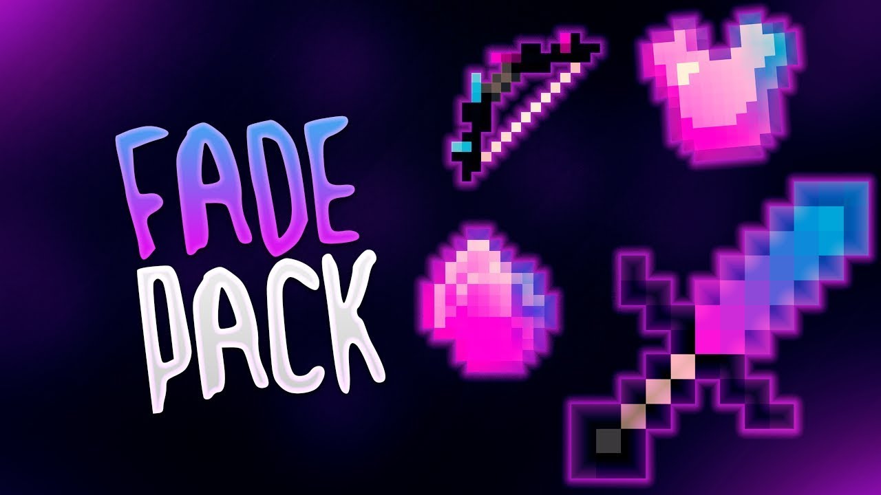 Minecraft | TOP 2 FADE PvP Texture Packs! 2017 [1.7-1.8] ★ - YouTube