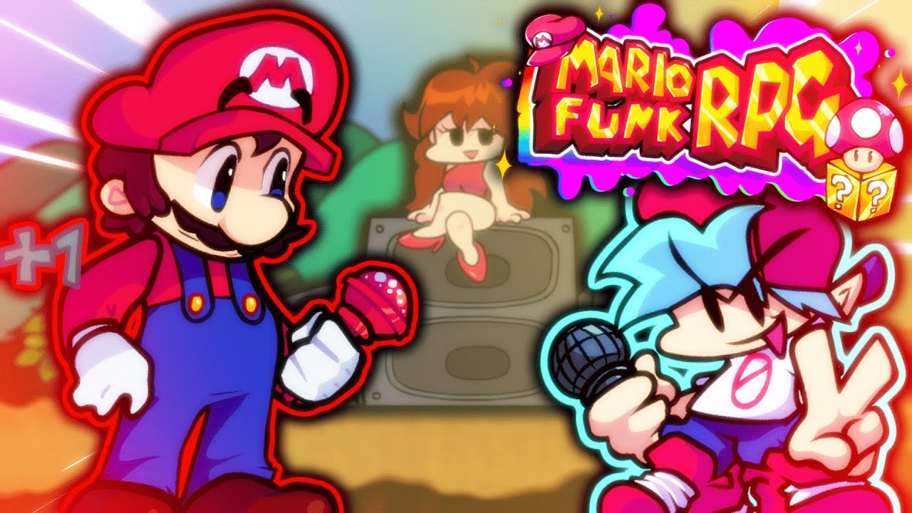 On The Way FNF Mario Funk RPG [Mod] - YouTube