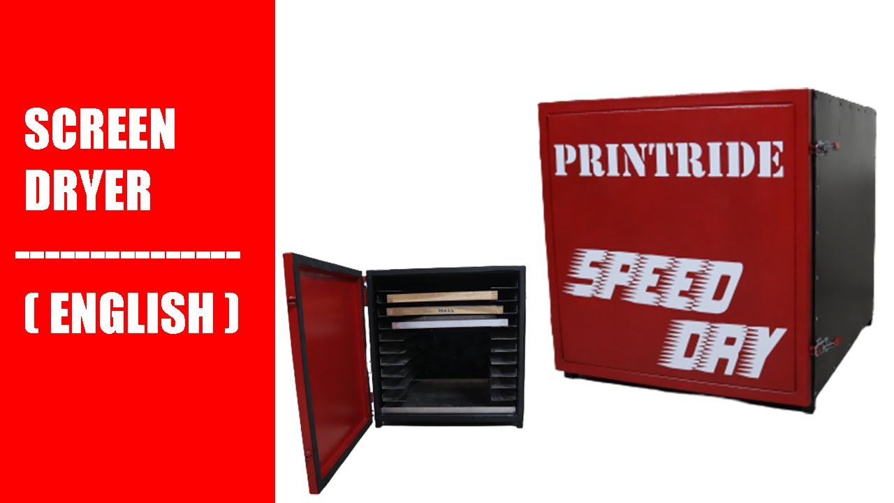 Screen Dryer For Drying Screen Properly | Speed Dry By Printride ...