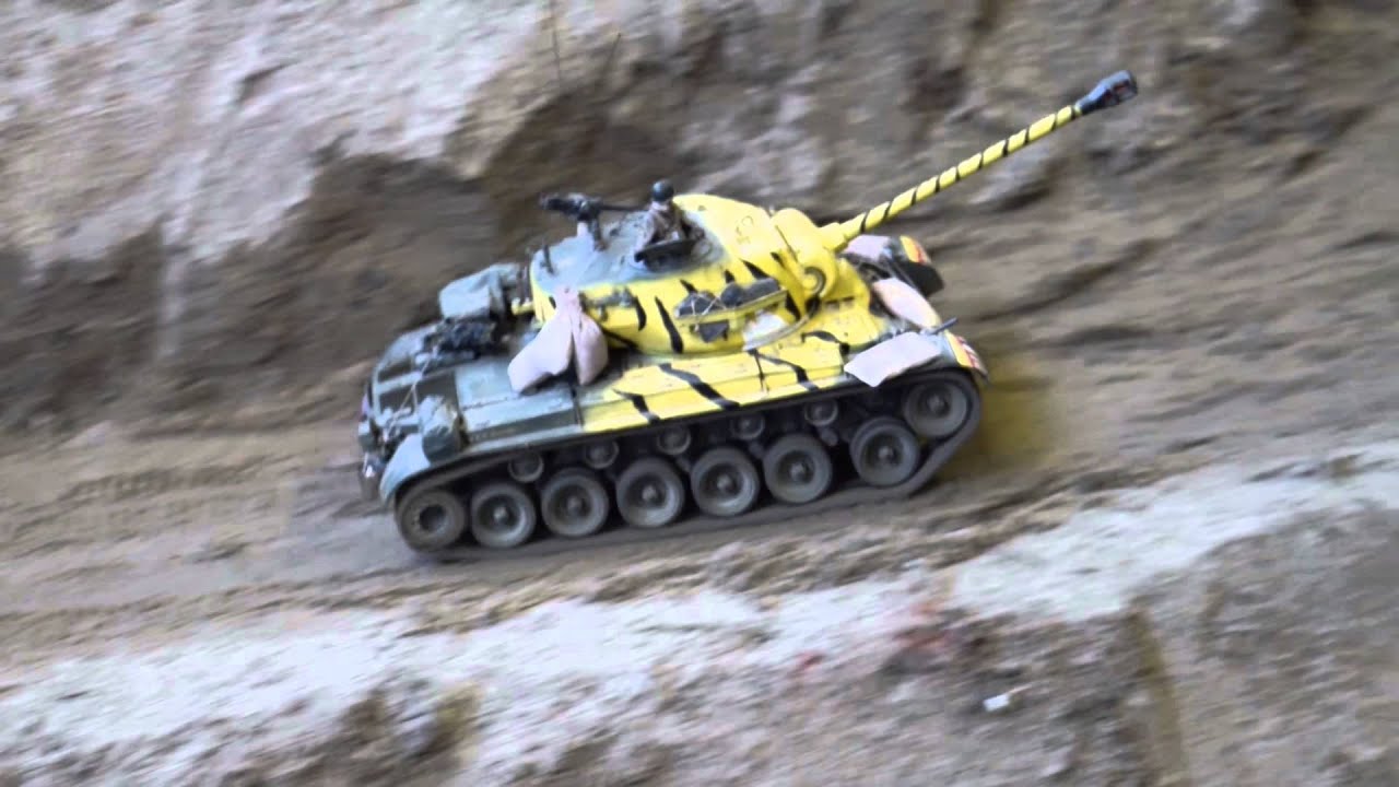 RC M26 Pershing, M1 Abrams Treffpunkt Modellbau Paaren im Glien 2016 ...