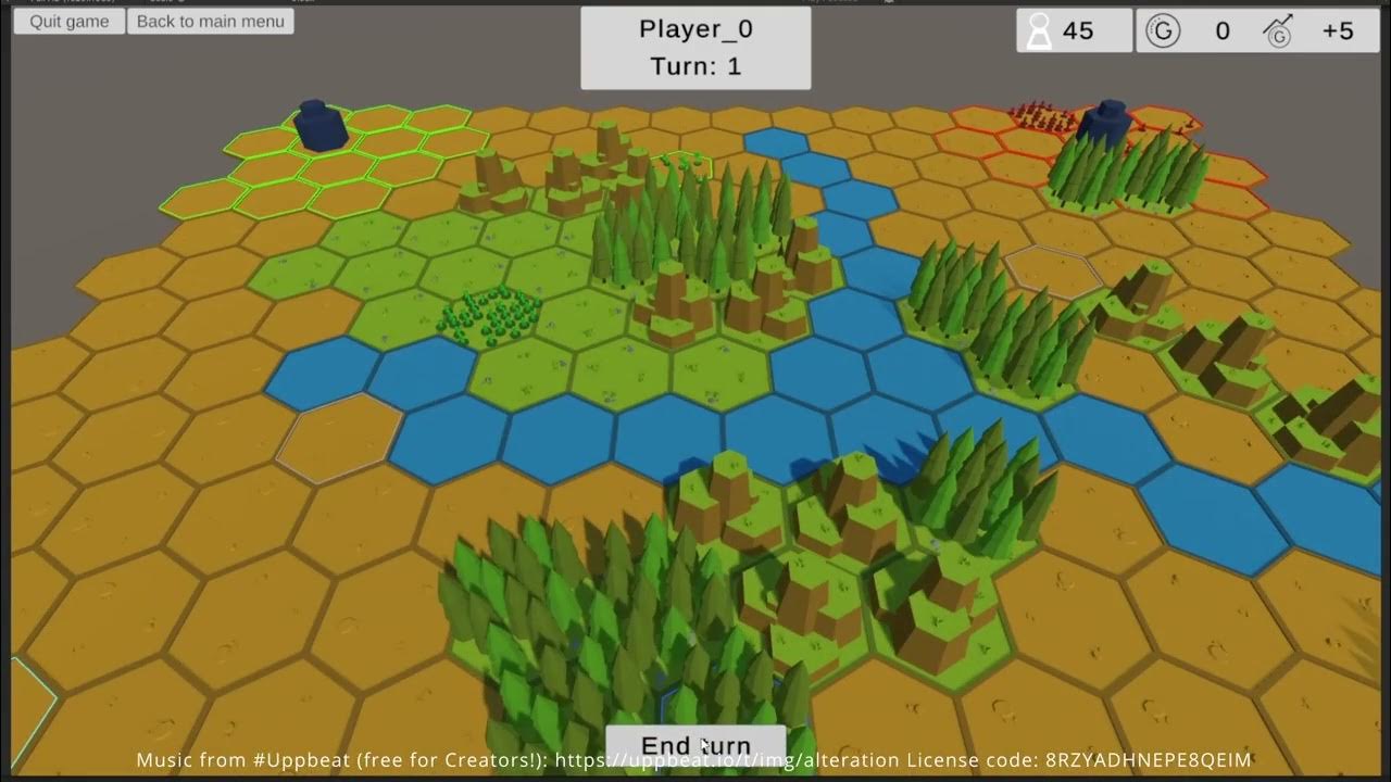 Making a turn-based strategy game with Unity. Devlog 4 - UI and gameplay update! - YouTube