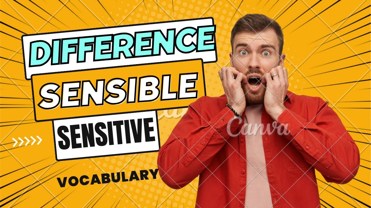 SPECIAL VOCABULARY USAGES: Difference between sensible and sensitive ...