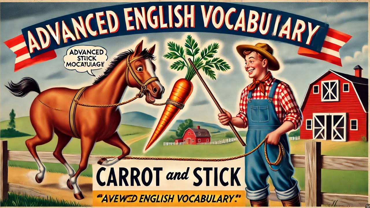 Vocabulary and Pronunciation "CARROT AND STICK" Advanced English - YouTube