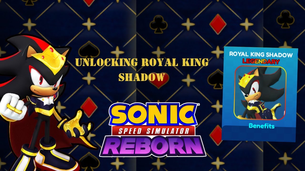 Unlocking ROYAL KING SHADOW In Sonic Speed Simulator | Shadow's ...