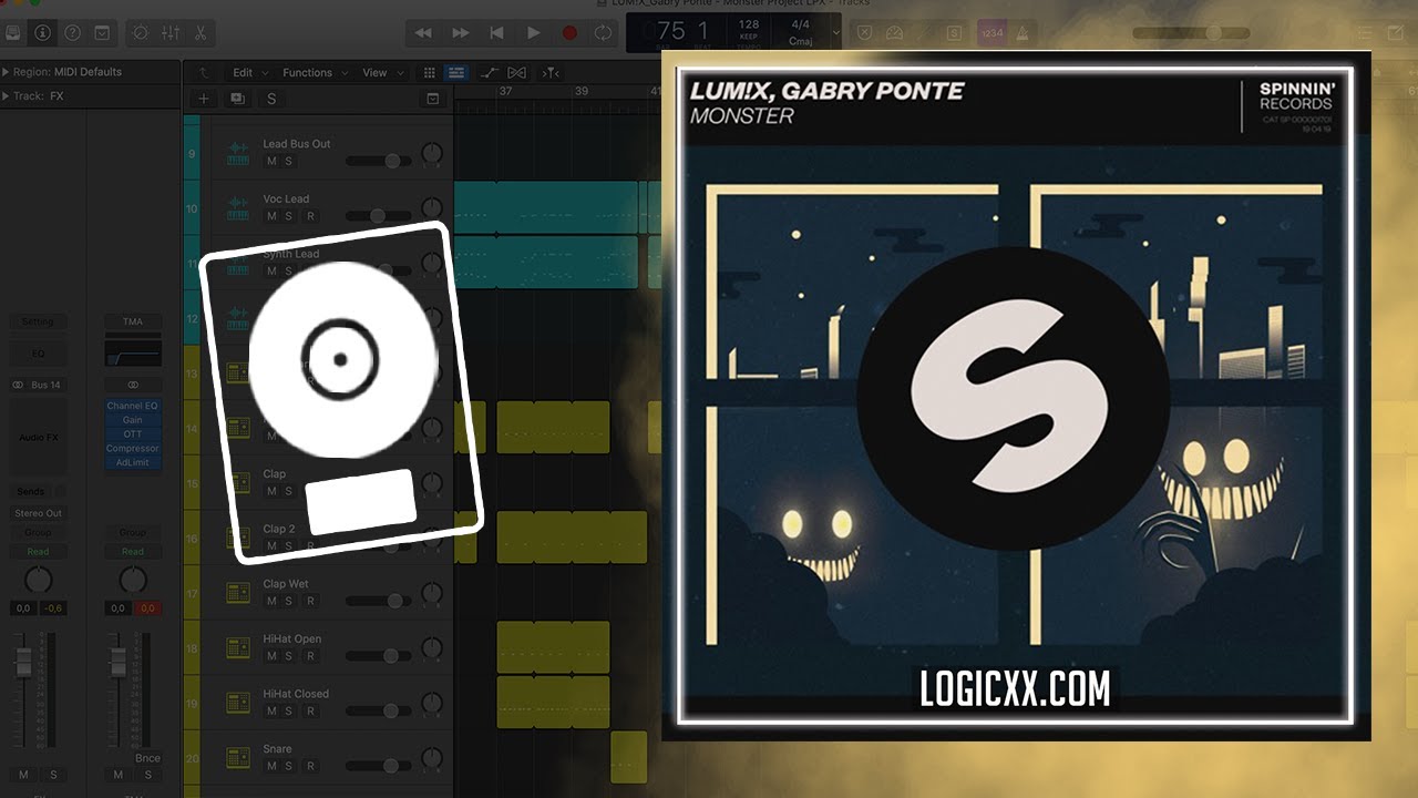 LUM!X, Gabry Ponte - Monster (Logic Pro Remake) - YouTube