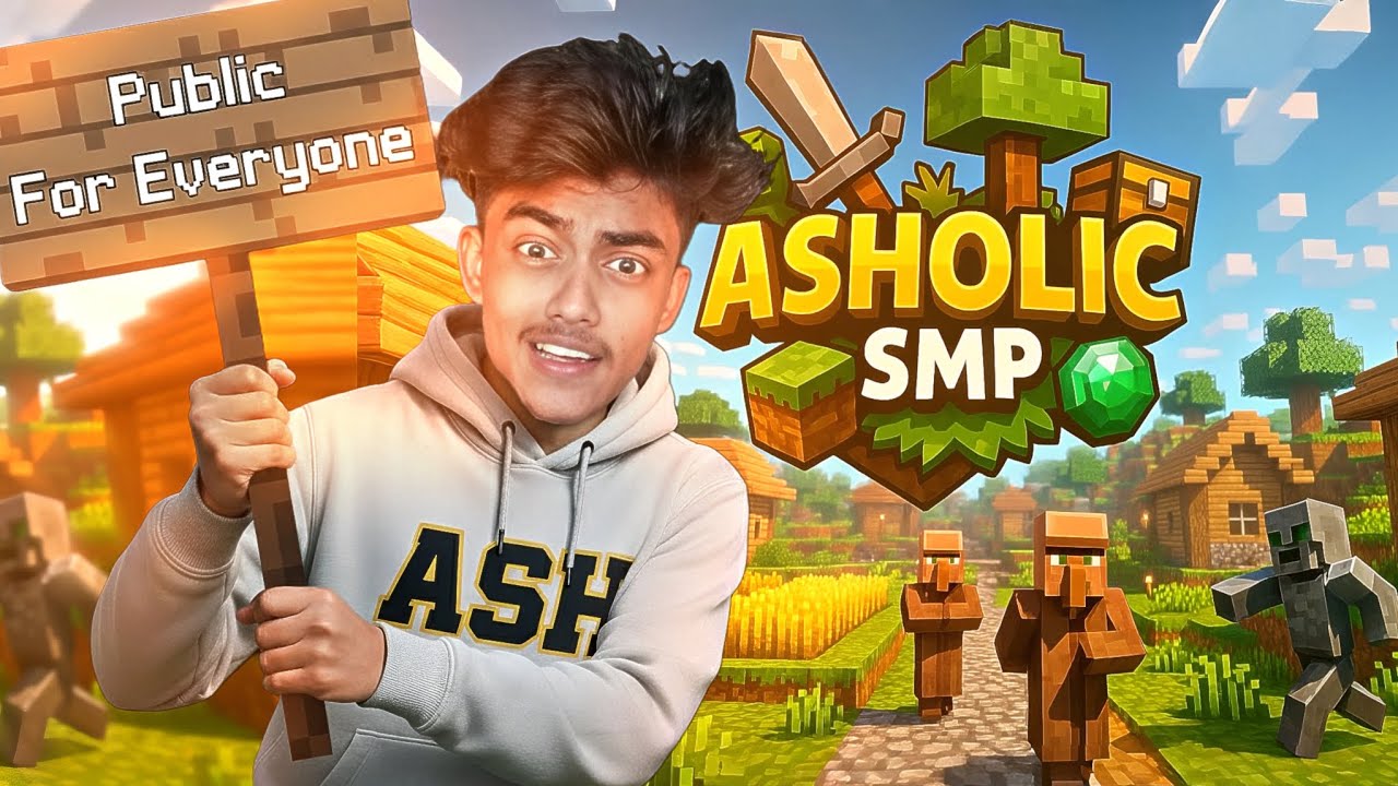 Finally Our Minecraft Server Is PUBLIC for Everyone! 😍 [Java + PE ...