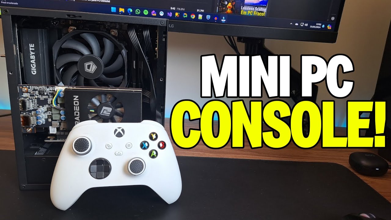 Montagem FINAL do MINI PC CONSOLE! - YouTube