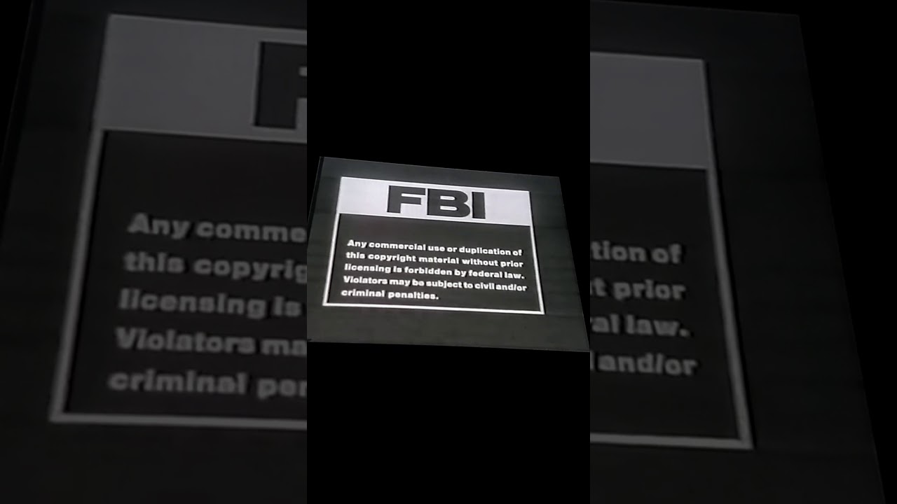 FBI Warning Screen Family Home Entertainment Logo 1985 - YouTube