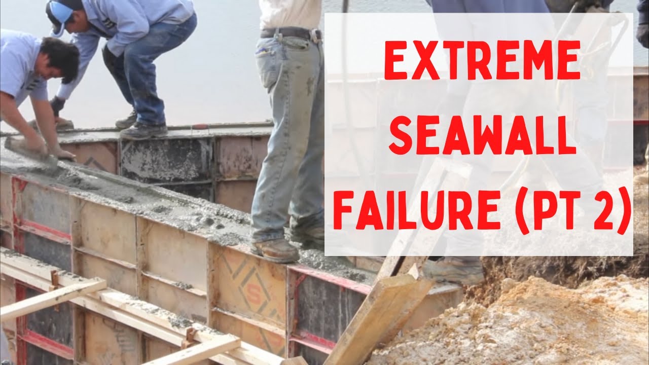 Extreme Seawall Failure and Repair on Lake Martin Part 2 - YouTube