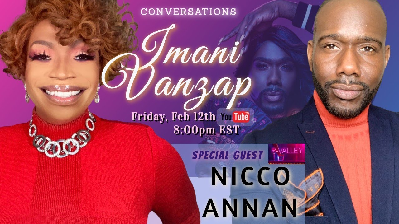 IMANI VANZAP and NICCO ANNAN (aka) UNCLE CLIFFORD from P-VALLEY on ...