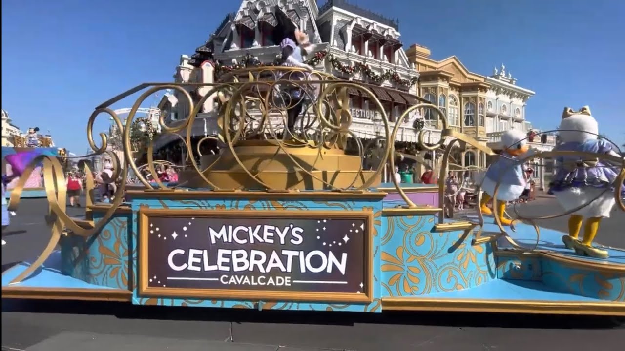 New Mickey’s Celebration Cavalcade Parade - 4K (Magic Kingdom Disney ...
