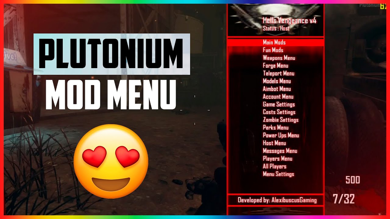 MOD MENU on PLUTONIUM BLACK OPS 2 PC 👌 - YouTube