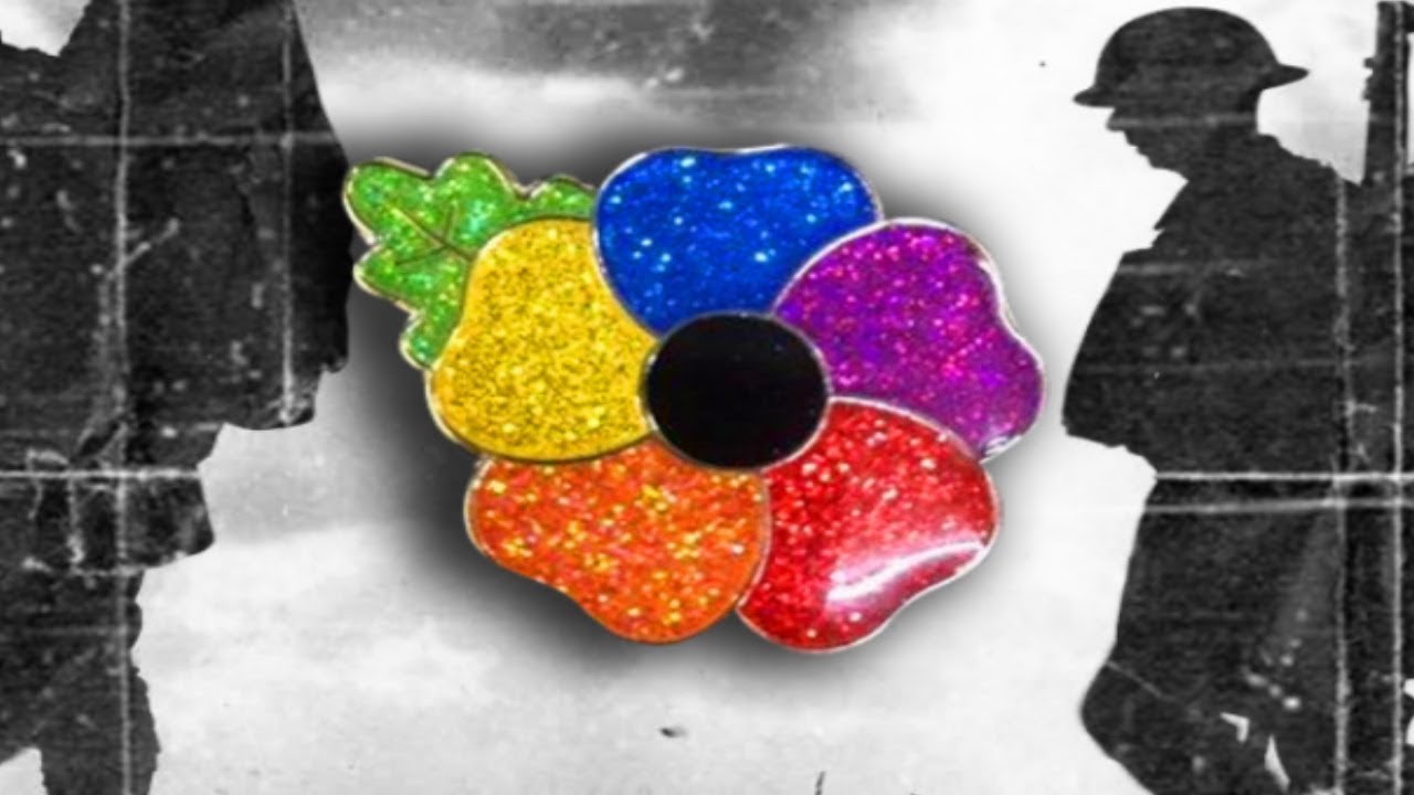 The LGBT Rainbow Remembrance Day Poppy - YouTube
