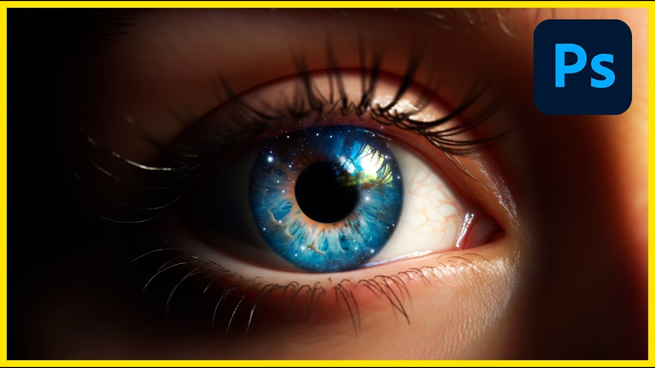 Transform Your Eye into a DAZZLING GALAXY with Photoshop! - YouTube
