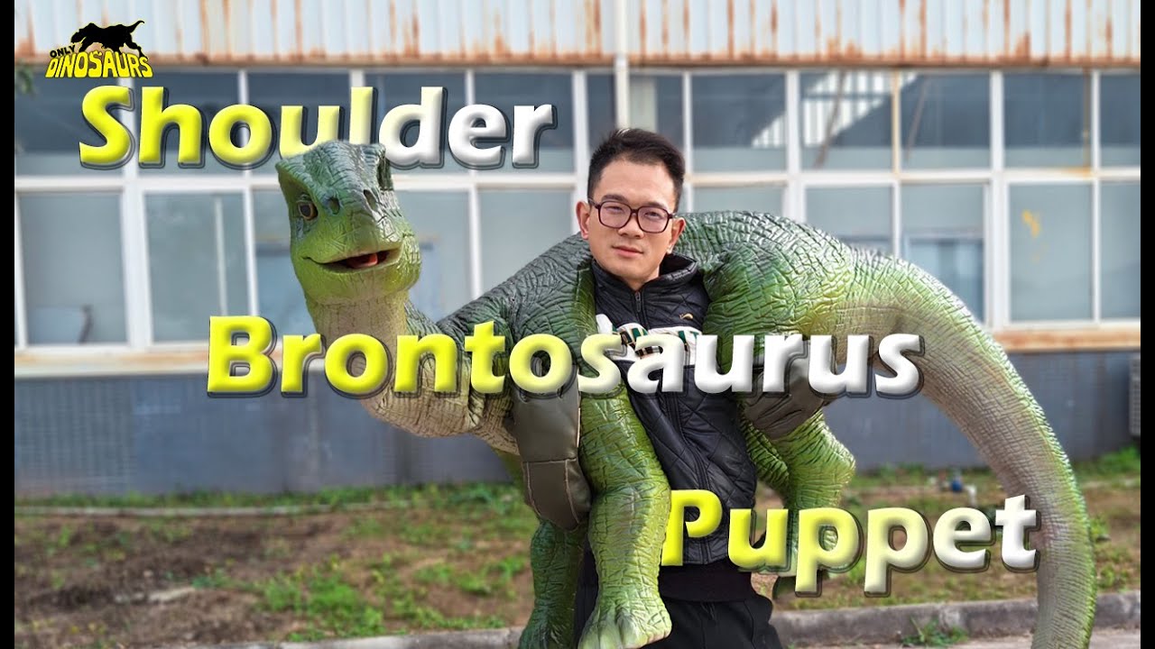 [Handmade] Shoulder Brontosaurus Puppet For Show With Light Weight ...