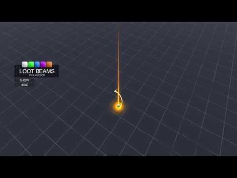 Loot Beams Unity Asset Demo - YouTube