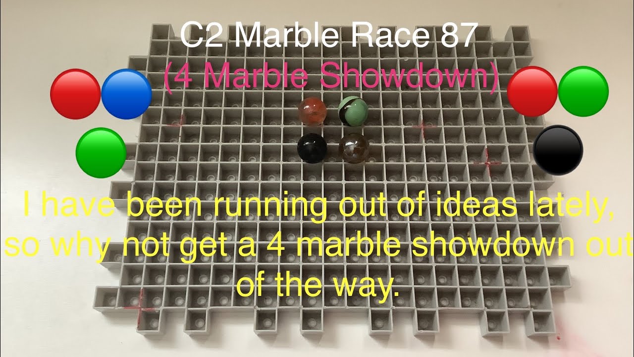 C2 Marble Race 87 (4 Marble Showdown) - YouTube