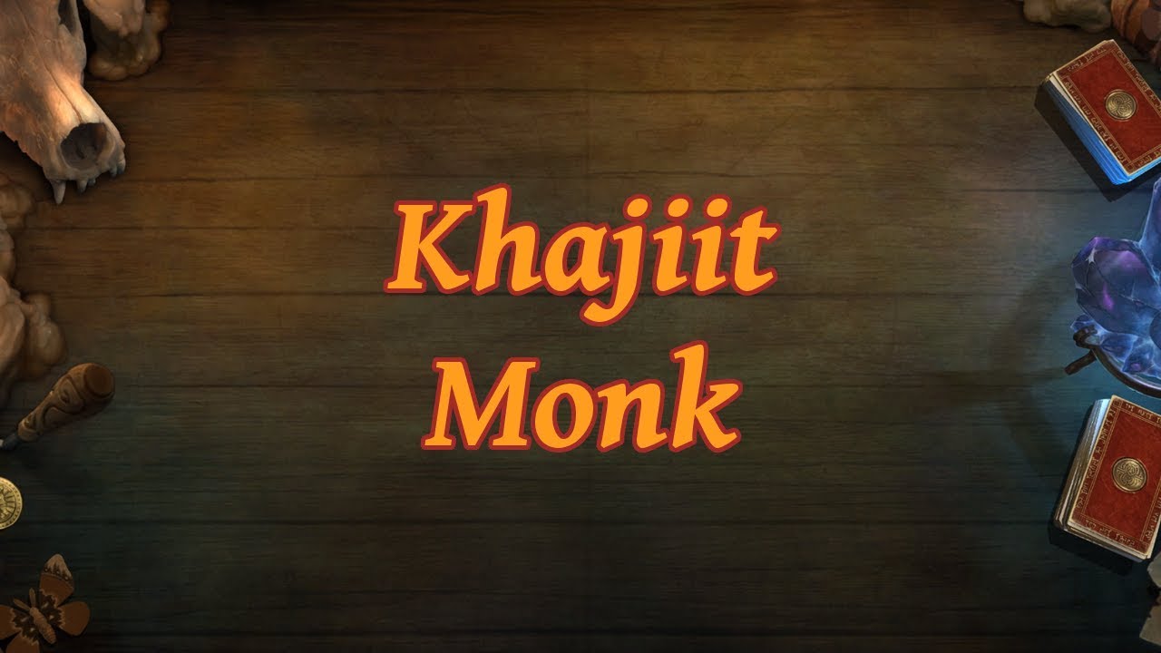 Khajiit Monk - Elder Scrolls Legends - YouTube
