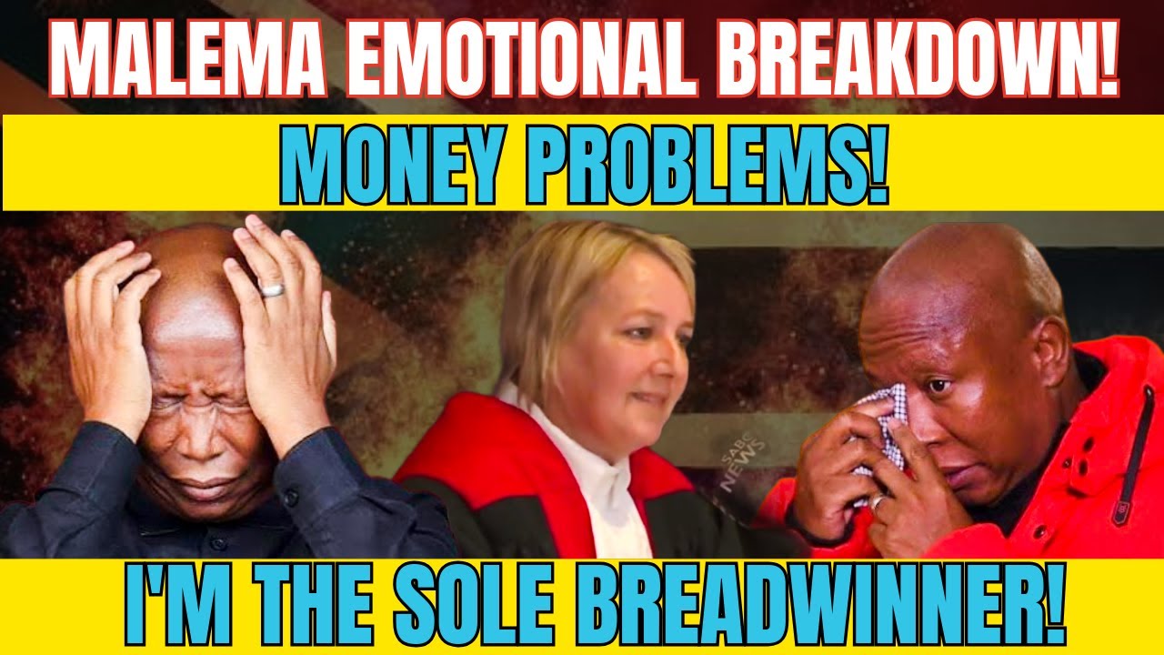 Julius Malema CRIES in Court "I'm the Sole Breadwinner!" SHOCKING Court ...