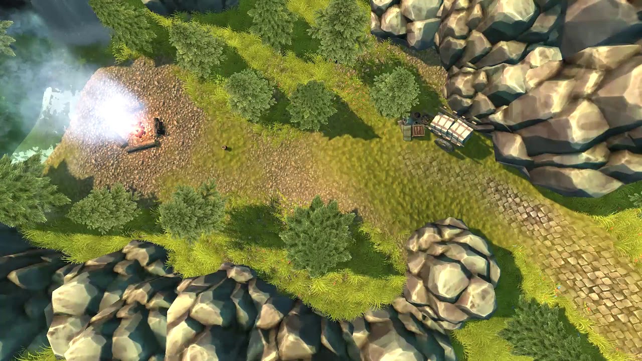 D&D Animated Encounter Battle Map - Campsite Day Gridless - YouTube