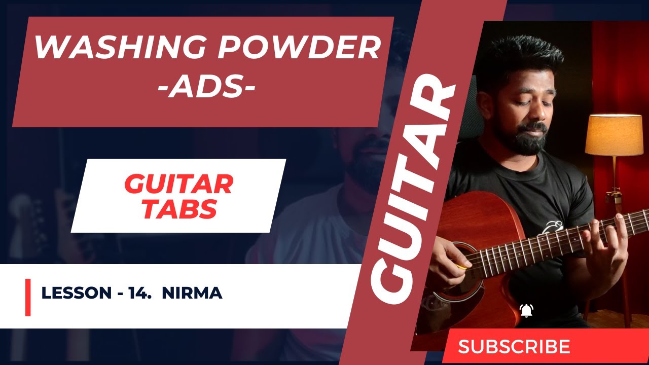 Washing Powder Nirma Ad Song on Guitar - Easy Tabs! - YouTube