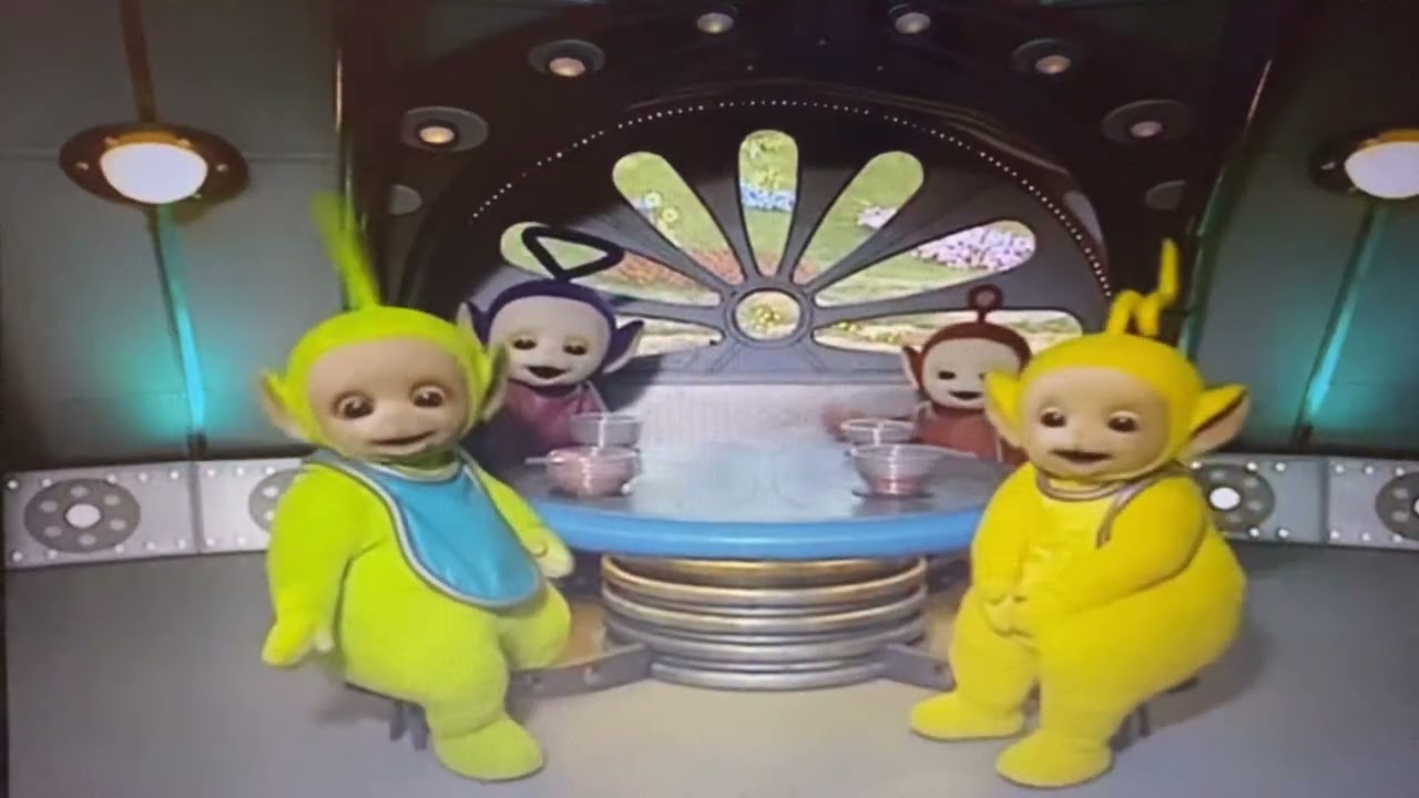 The Teletubbies Walk To The Magic Windmill With T.U.F.F. Puppy Title ...