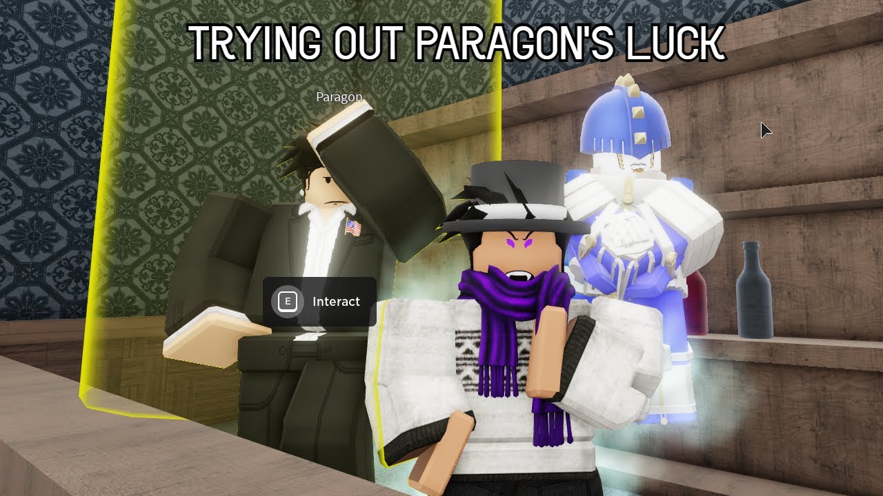 [YBA] Testing out "Paragon Luck" - YouTube