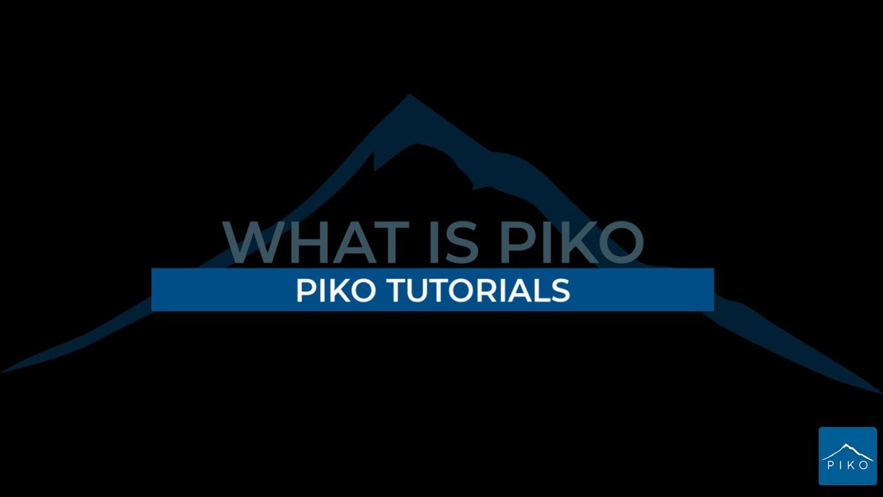 Piko Tutorial - What is Piko - YouTube