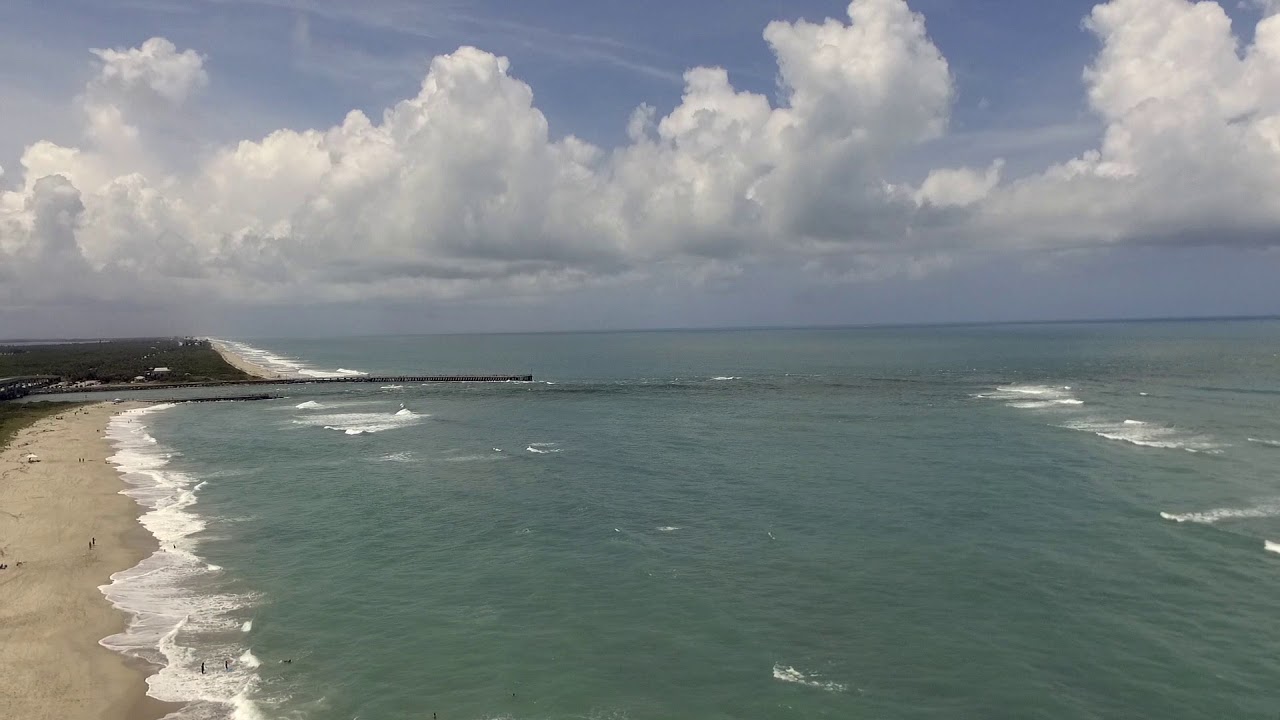 HD Drone | Sebastian Inlet Beach - YouTube