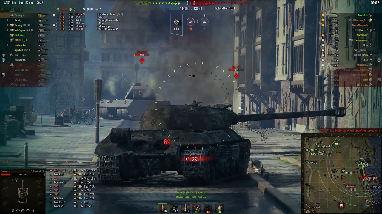 World of Tanks - Panzer VII Rental Rambo (8k damage) - YouTube