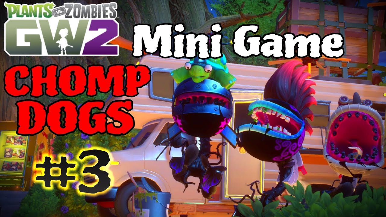 Mini Game - CHOMP DOGS! Plants vs Zombies Garden Warfare 2 - YouTube