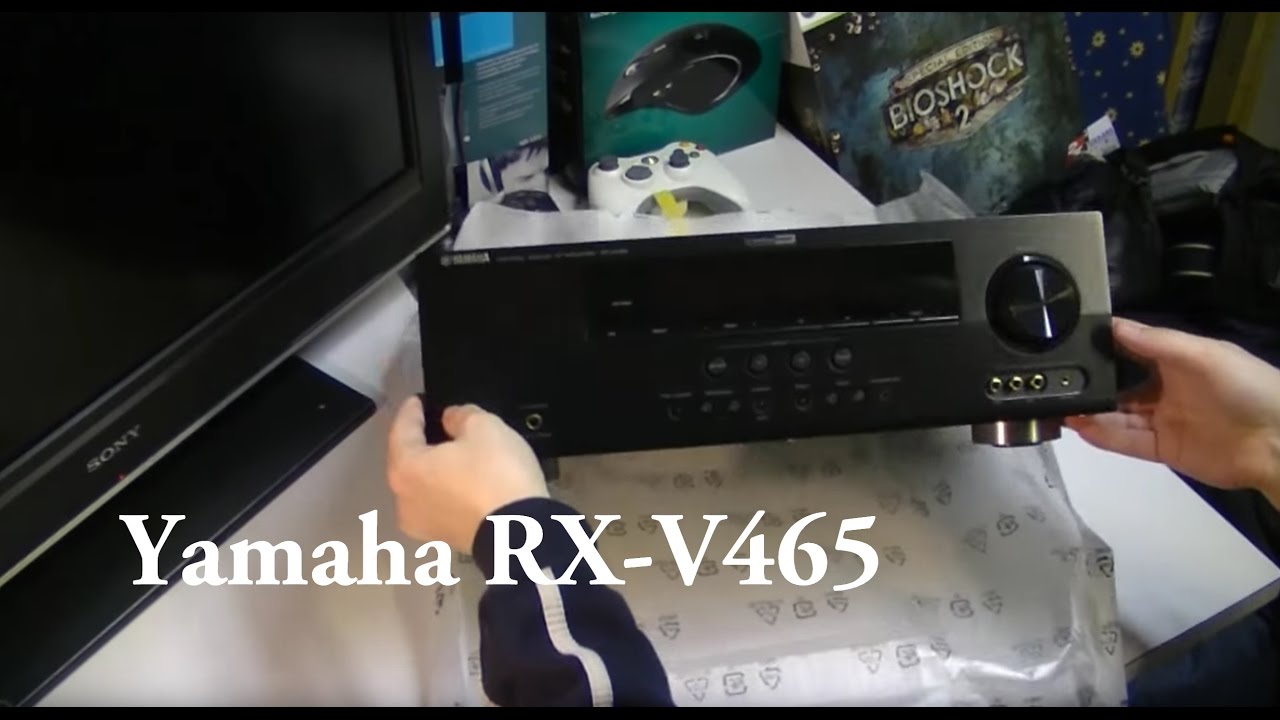 Yamaha RX-V465 Receiver Unboxing - YouTube