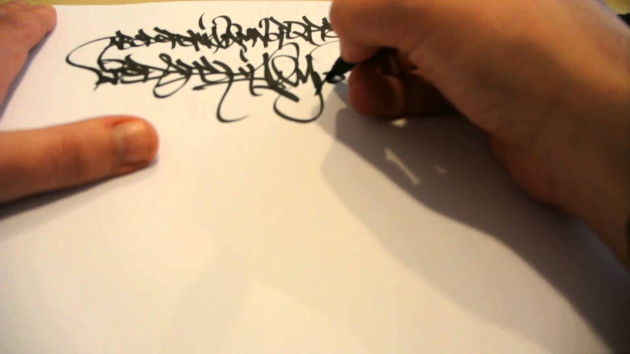 ABC Graffiti Handstyle Tag Style 2014 4.0 EXTREME - YouTube
