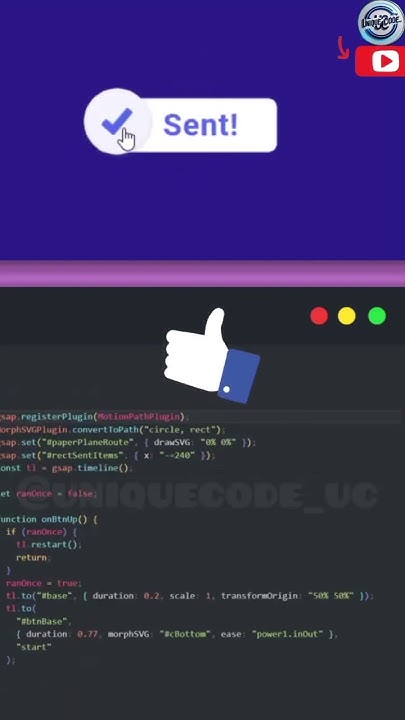 Stunning Send Button Animation With Gsap Html Css And Js Coding Frontend Trading Button Send