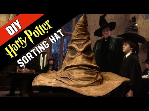 ⚡️Harry Potter DIY: How to make a Sorting Hat  - Welcome to Hogwarts!