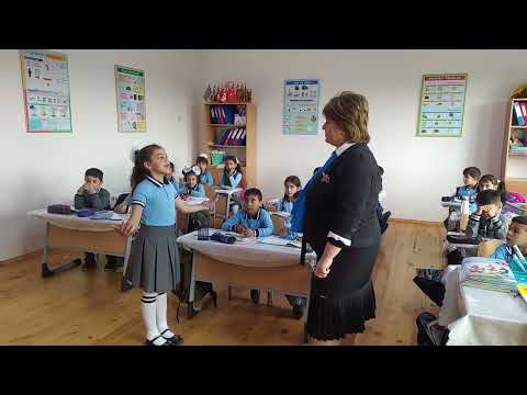 Şagird müəllimini belə təbrik etdi #Çobanabdallı