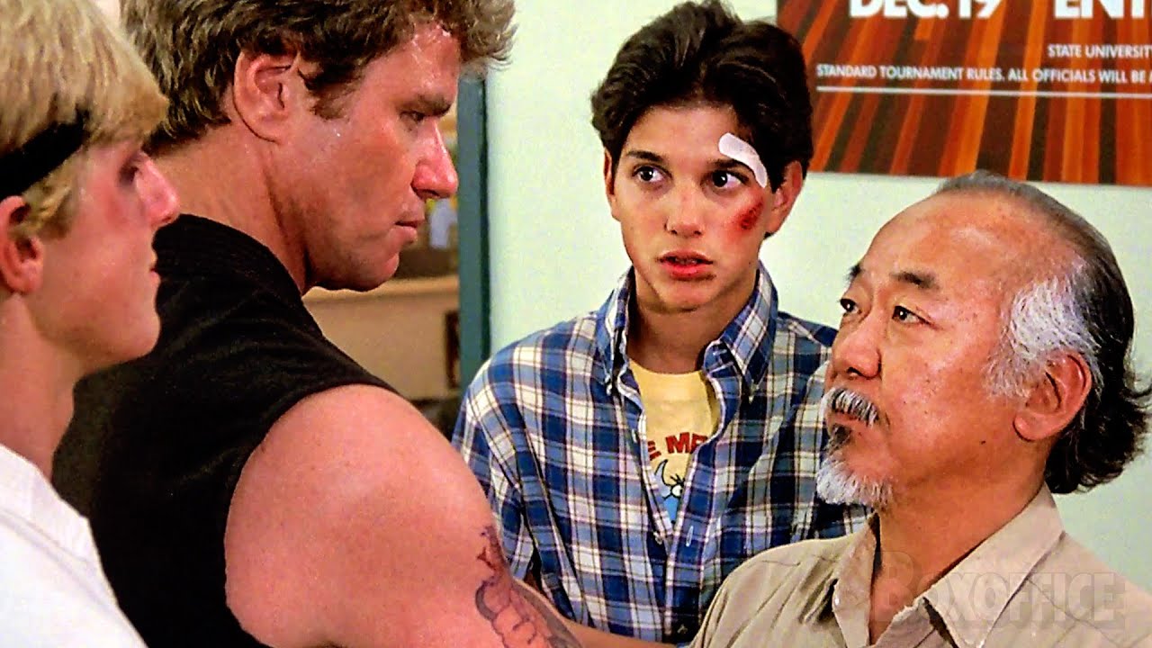 Mr. Miyagi challenges Cobra Kai's Sensei | The Karate Kid | CLIP 🔥 4K ...