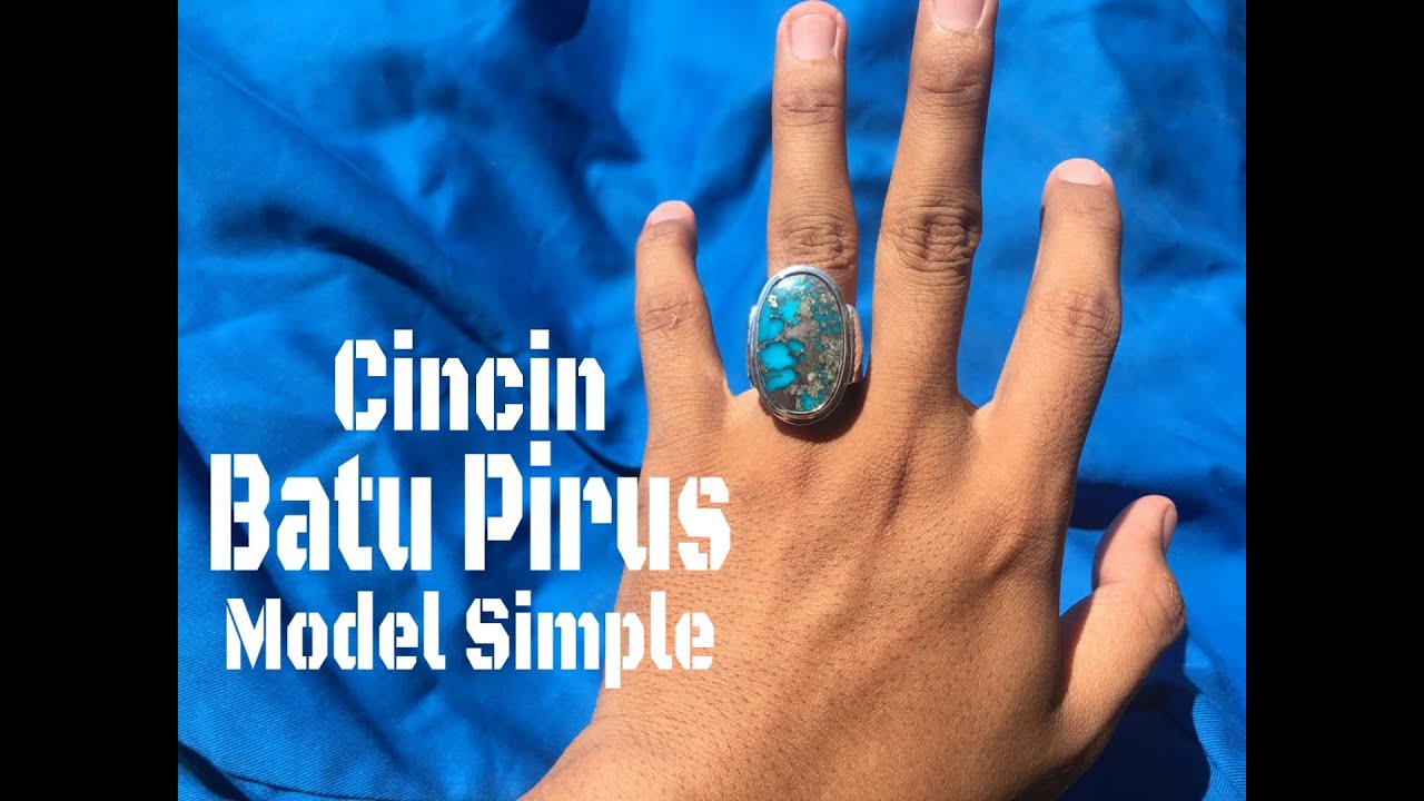 Handmade Ring Silver Batu Pirus - YouTube