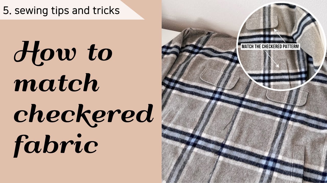 The Perfect Way To Cut And Match Checkered Fabric From A 40-Year ...