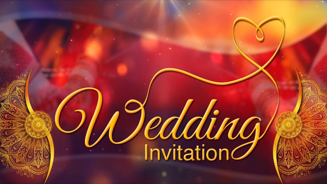 Wedding invitation video | Digital video sample | Trending template ...