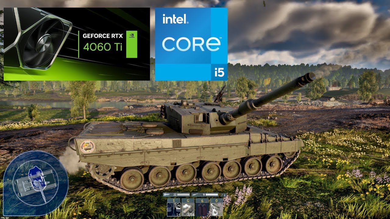 War Thunder RTX 4060Ti i5 13400f FPS test Graphics Settings - YouTube