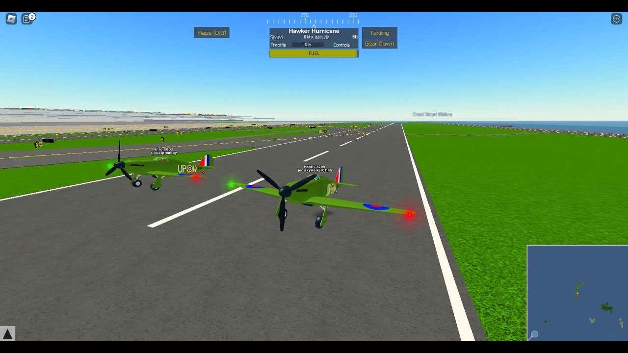 PTFS: Hurricane airshow (double) - YouTube