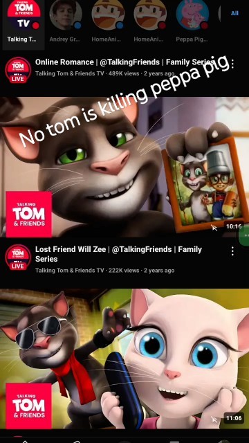 talking tom vs peppa pigs - YouTube
