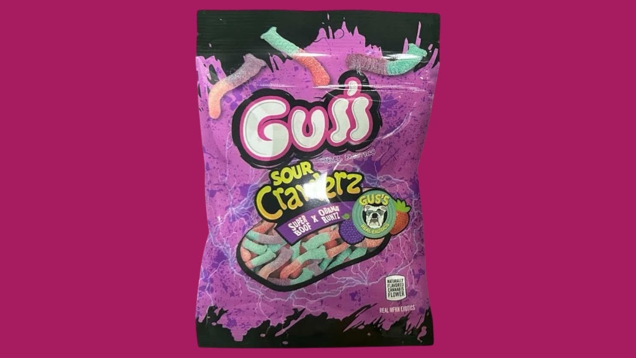 SOUR CRAWLERZ from GUS'S REAL EXOTICS STRAIN REVIEW - YouTube