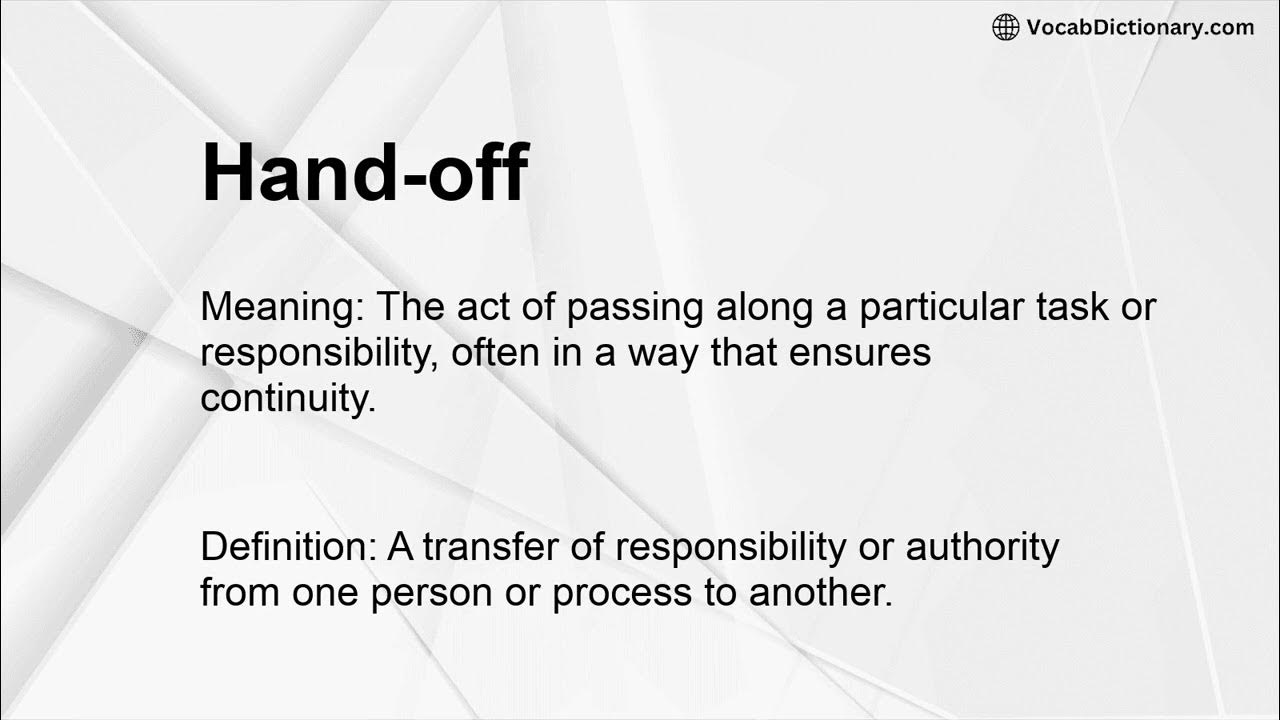 Hand off Meaning YouTube hand-off-meaning-youtube