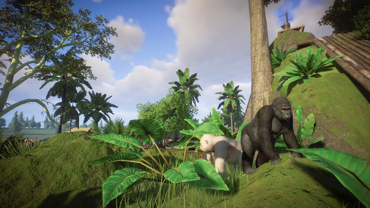 Crazy Gorilla Habitat & The Cradle of Humankind| Story Time Speed Build ...